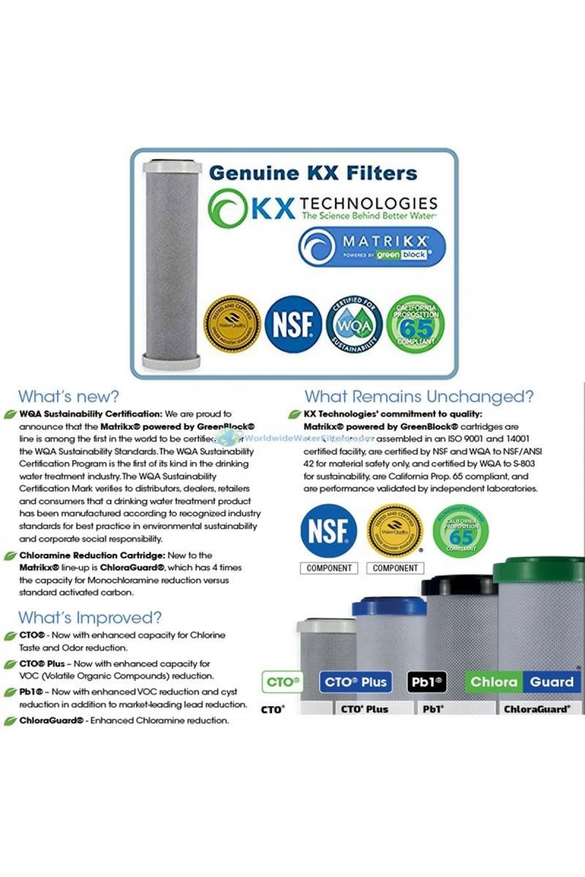 Kx Matrıkx 10 Inç Cto® Blok Karbon Filtre (405534630)