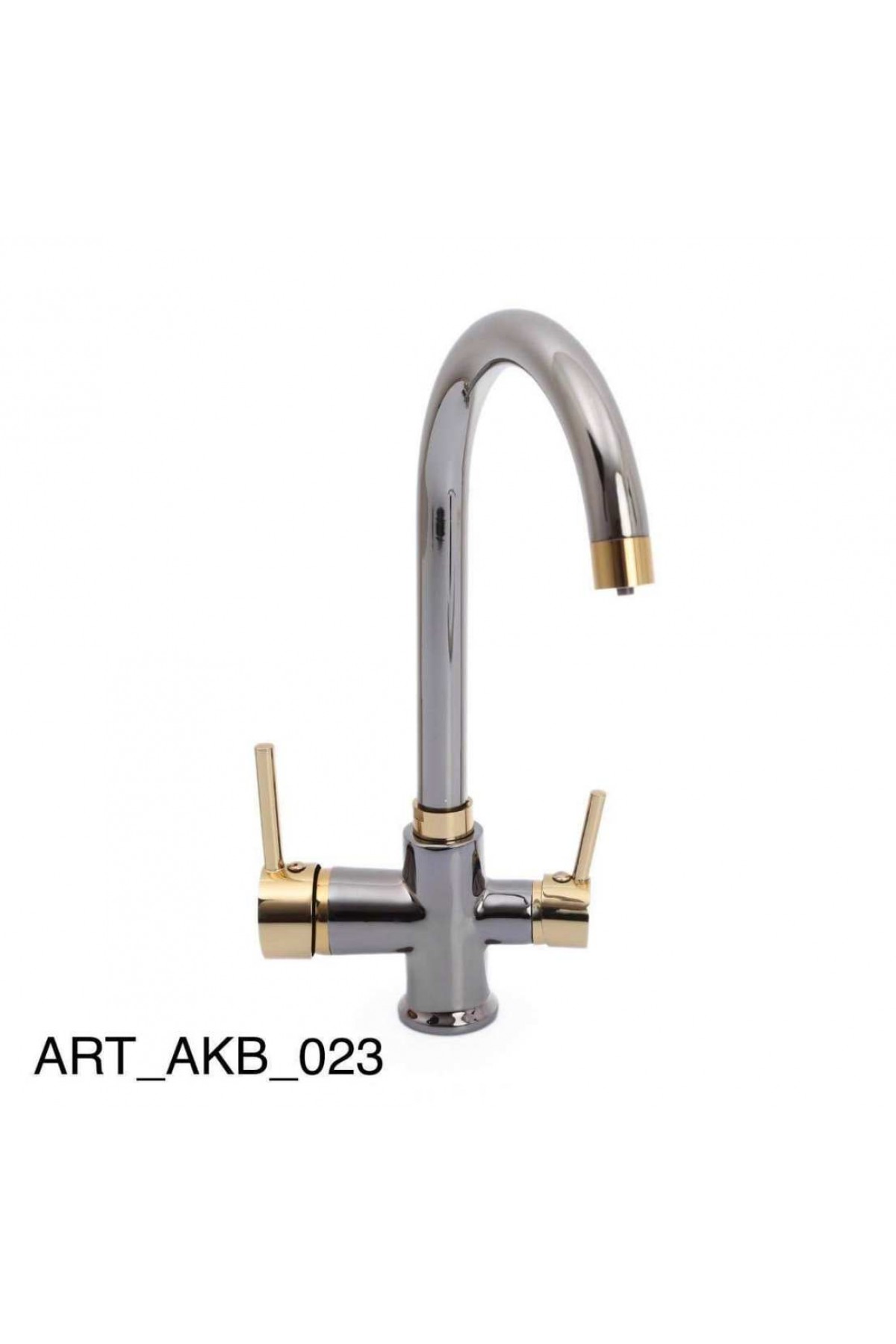 Ltf Renkli Arıtma Çıkışlı 3 Yollu Musluk Çeşitleri - D-DMS-GOLD